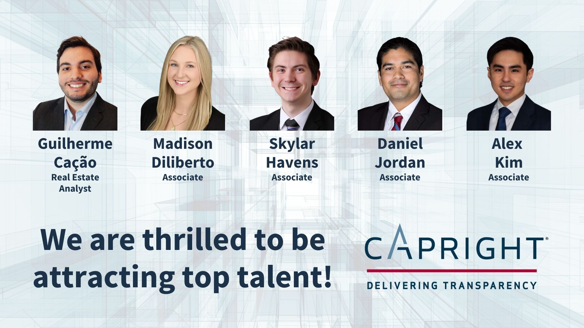 Capright Welcomes New Team Members | Capright